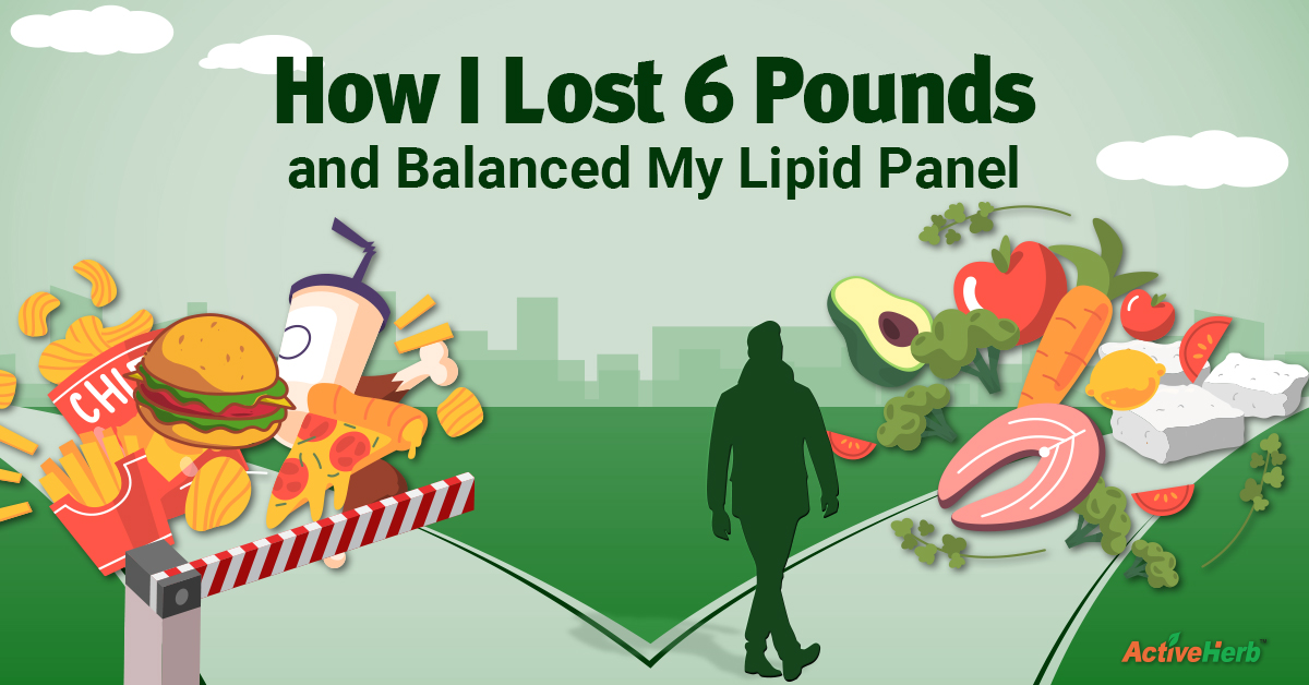How I Easily Lost 6 Pounds and Balanced My Lipid Panel - Activeherb Blog