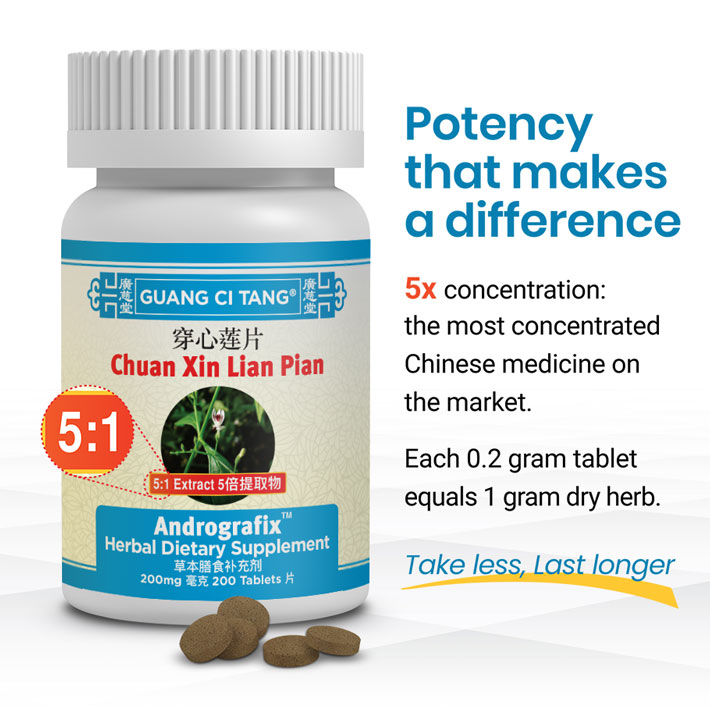 Chuan Xin Lian Pian (Andrografix™) for immunity | ActiveHerb