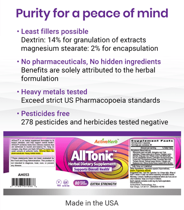AllTonic by ActiveHerb: nourish Qi, Yin, Yang, and Blood and promote ...