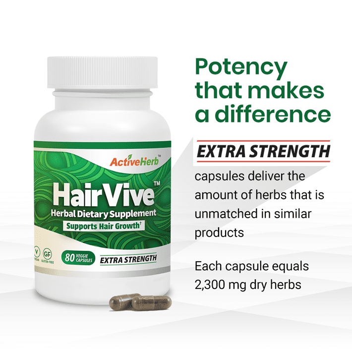 HairVive by ActiveHerb: promote hair growth and support healthy aging ...