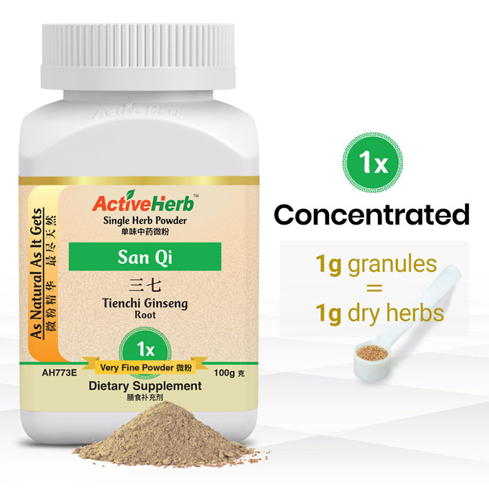 San Qi (Tienchi Ginseng Root, 三七) extract granules | ActiveHerb